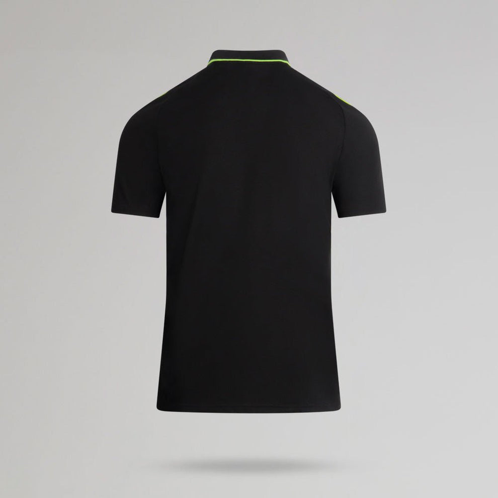 adidas Celtic 2025/26 Black and Neon Green Training Polo Shirt ...