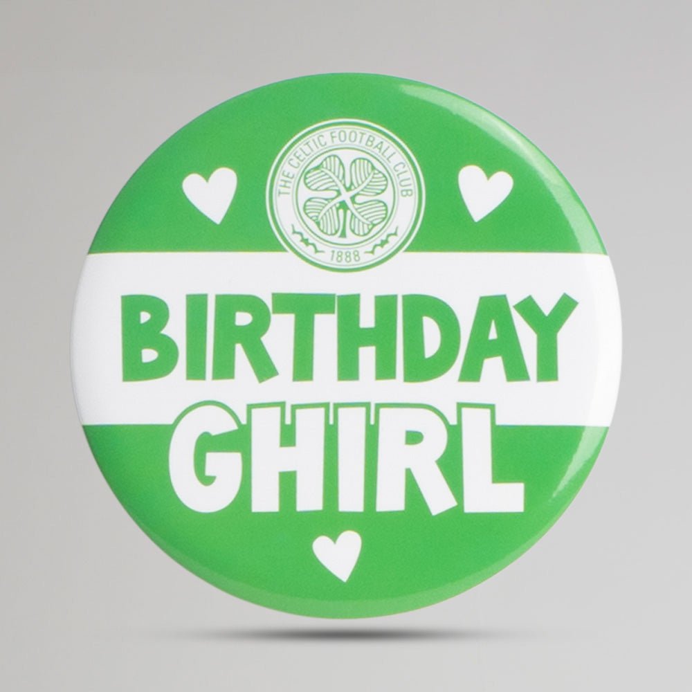 Celtic Birthday Ghirl Badge – Official Celtic Store