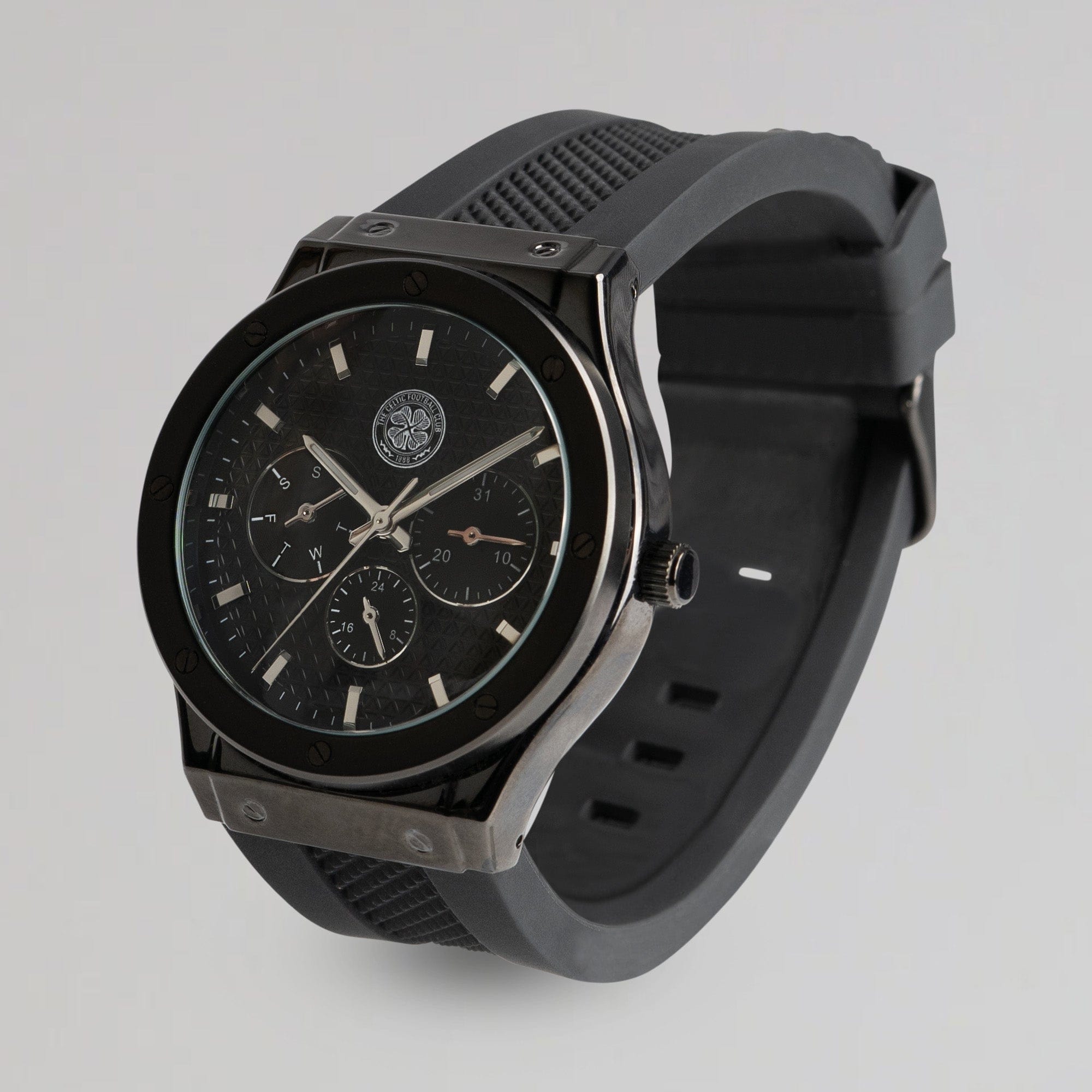Celtic Black Silicone Strap Watch – Official Celtic Store