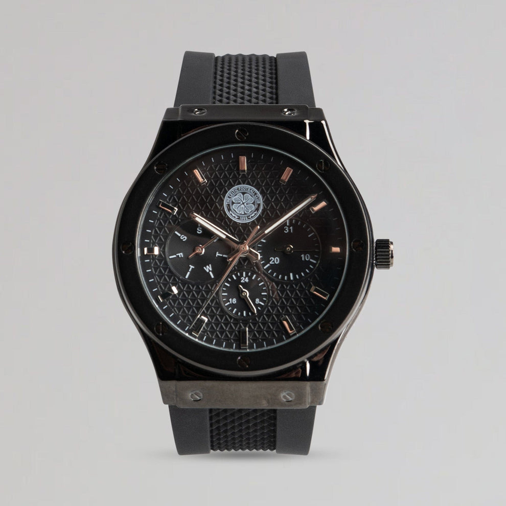 Celtic Black Silicone Strap Watch – Official Celtic Store