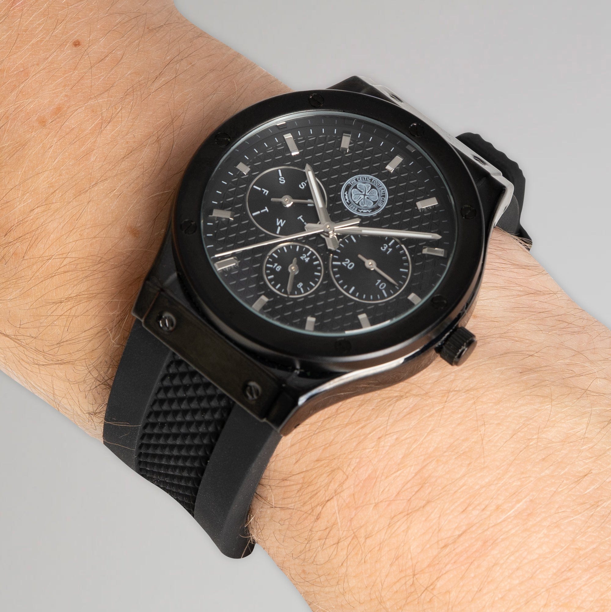 Celtic Black Silicone Strap Watch – Official Celtic Store
