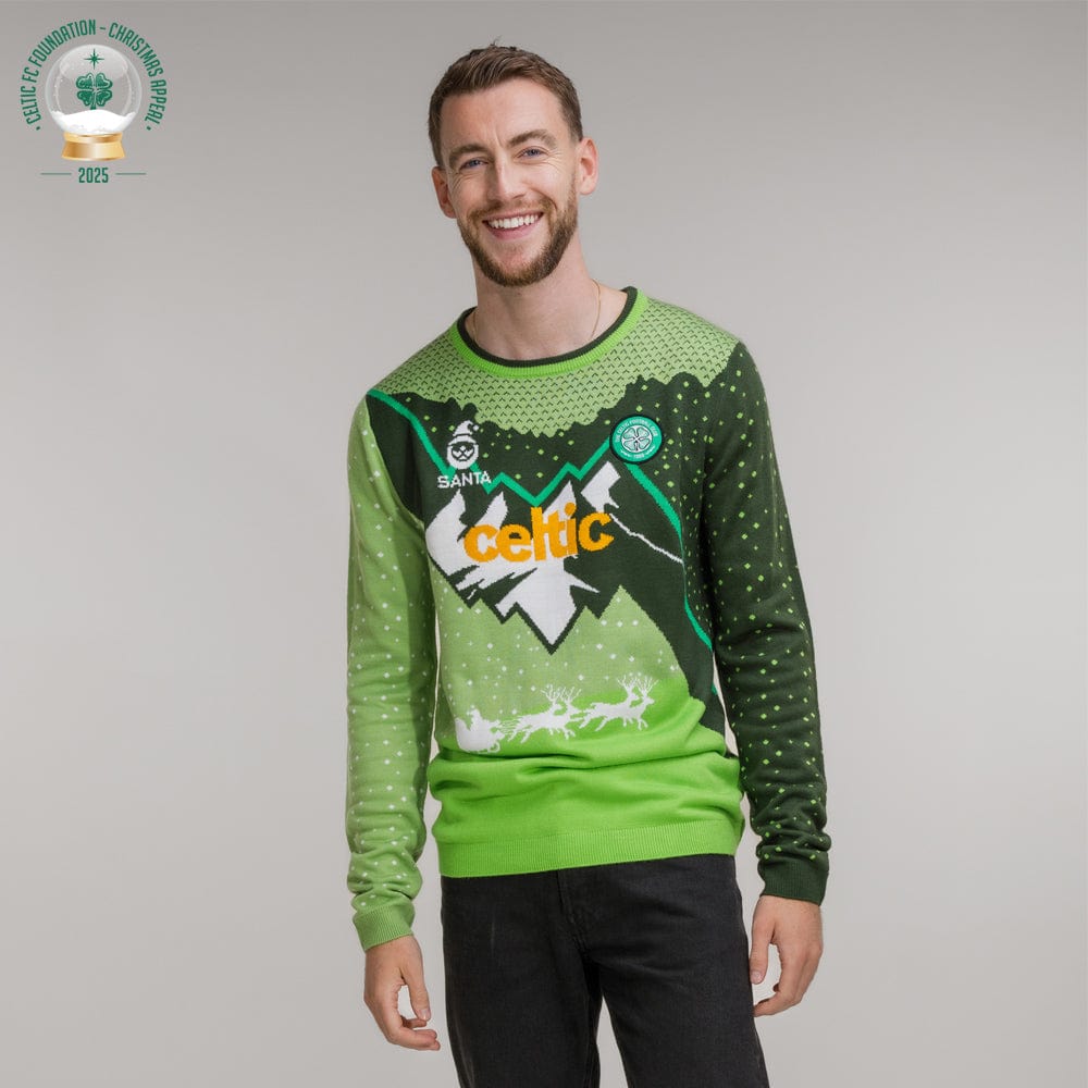 Celtic Christmas Retro Jumper – Official Celtic Store