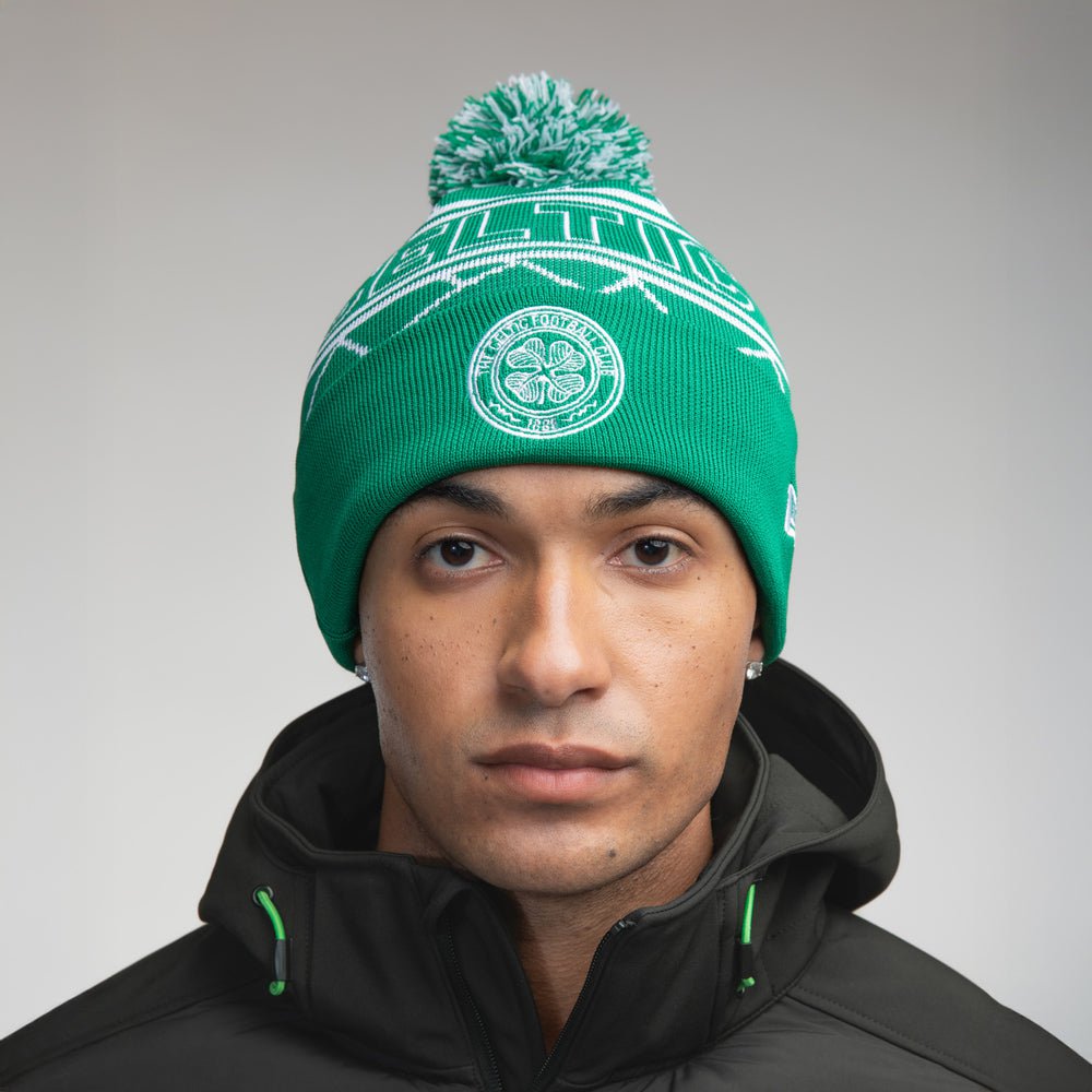 Celtic Green Pom Pom New Era Beanie – Official Celtic Store
