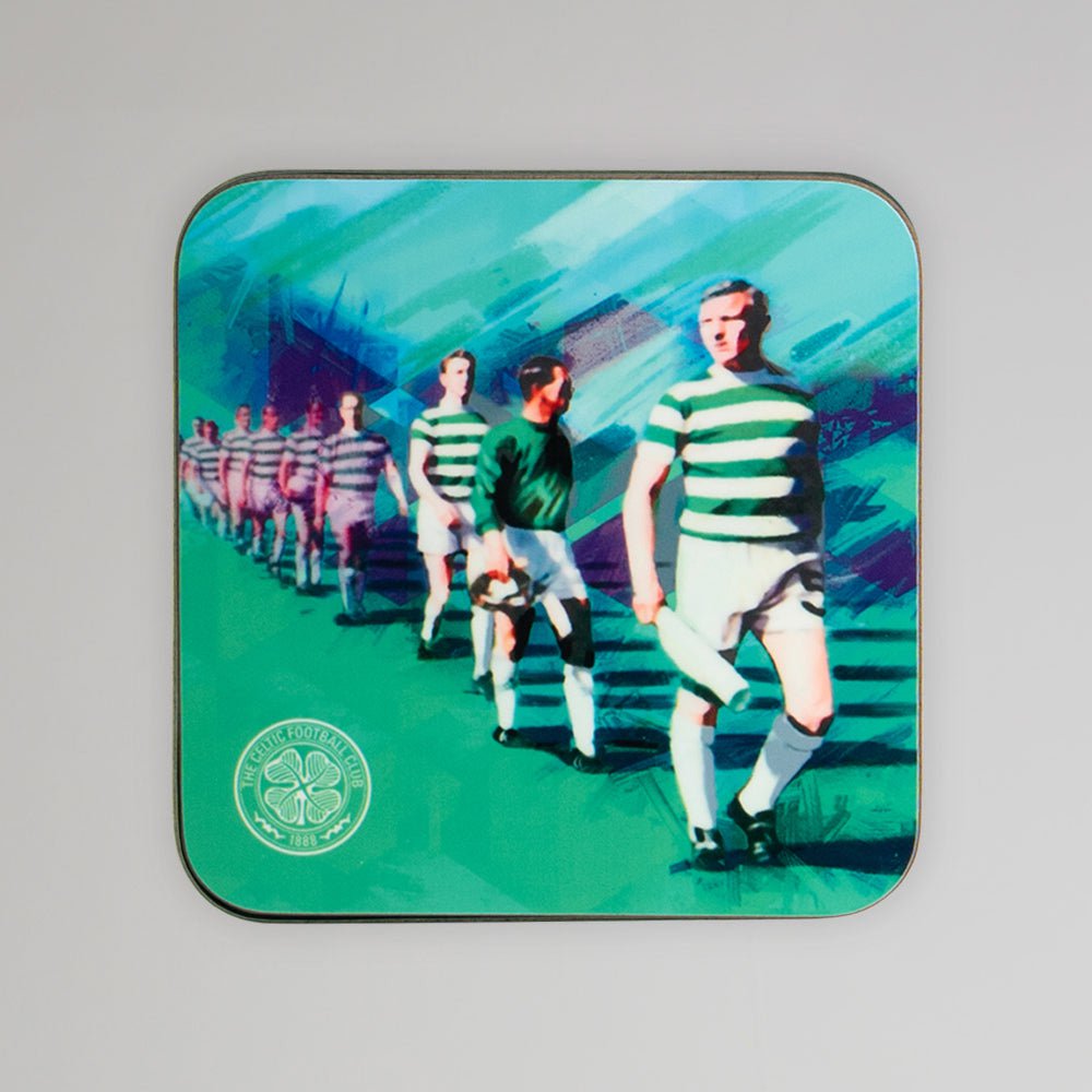 Celtic Lisbon Walk Out Print Coaster – Official Celtic Store
