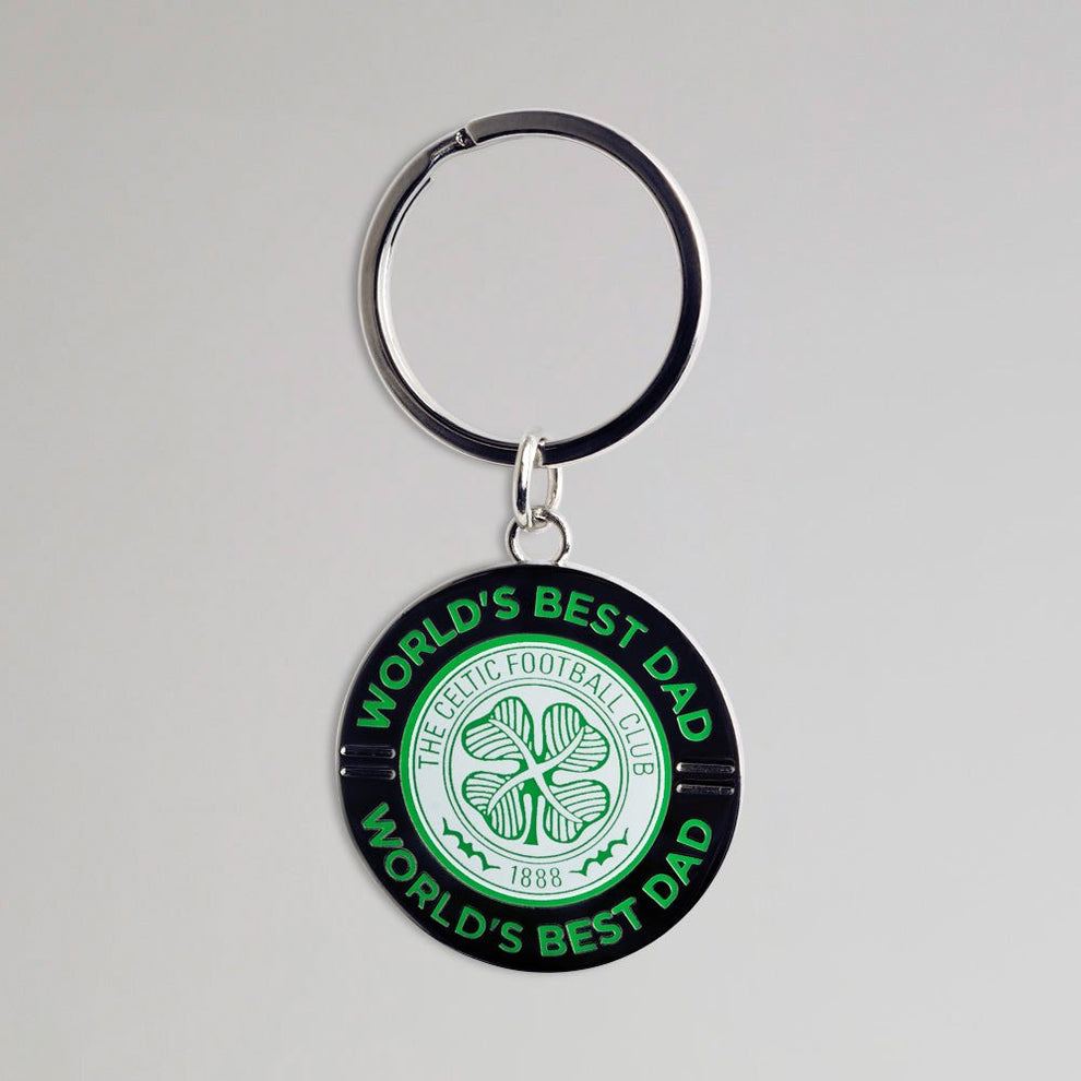 Celtic World's Best Dad Keyring – Official Celtic Store