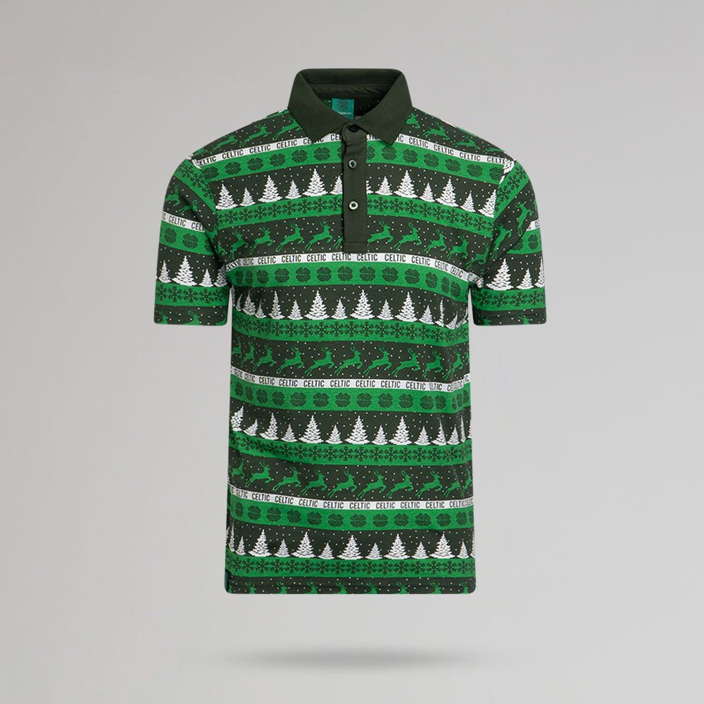 Celtic Adult Christmas Polo Shirt – Official Celtic Store